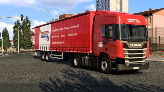 ETS2 1.59 Schroeder Logistics Truck & Trailer Skin Pack ...